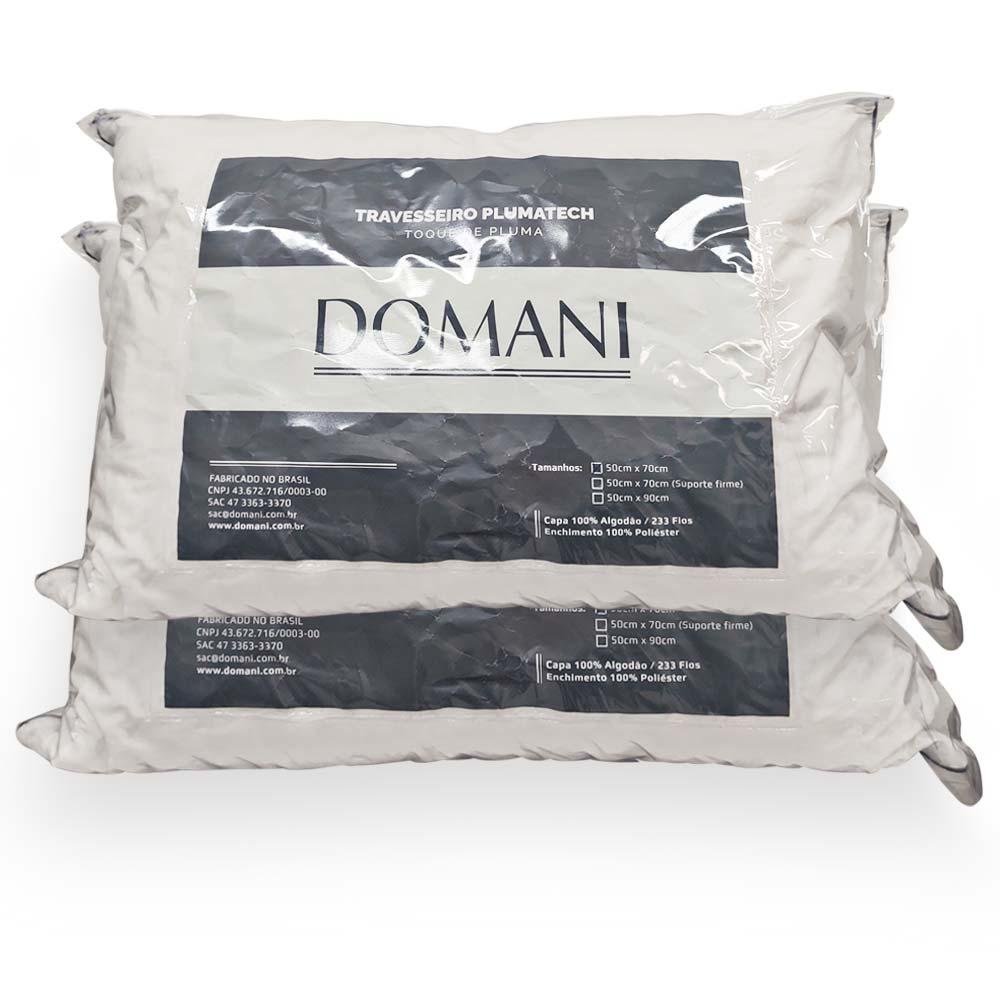 Travesseiro Padrão Plumatech Prime Touch 233 Fios Kit 2 Peças - Domani ...