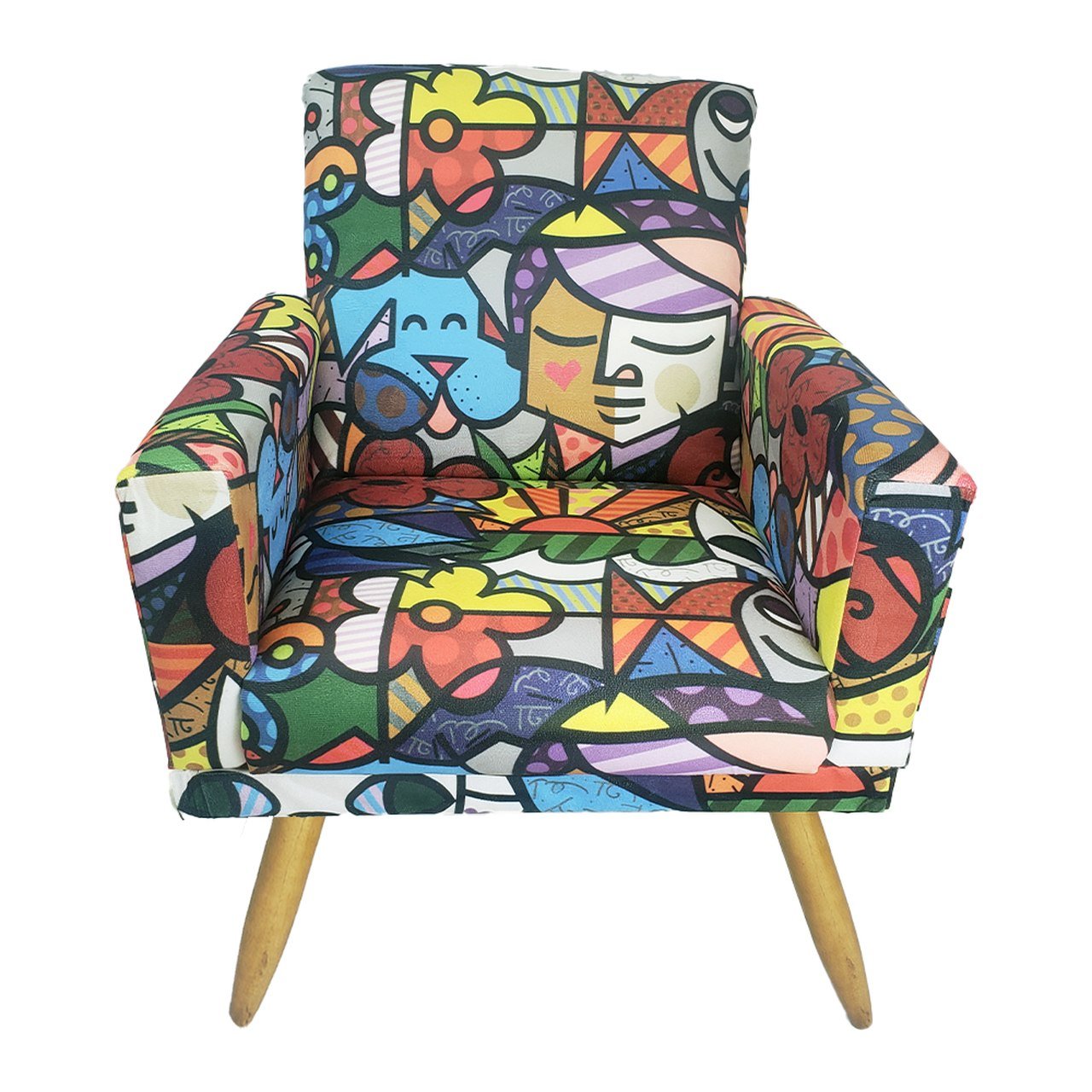 Poltrona Romero Britto Nina | MadeiraMadeira