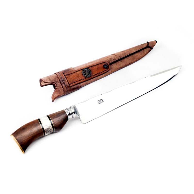 Faca Tradicional Forjada Inox 5mm 10" - SG Facas | MadeiraMadeira