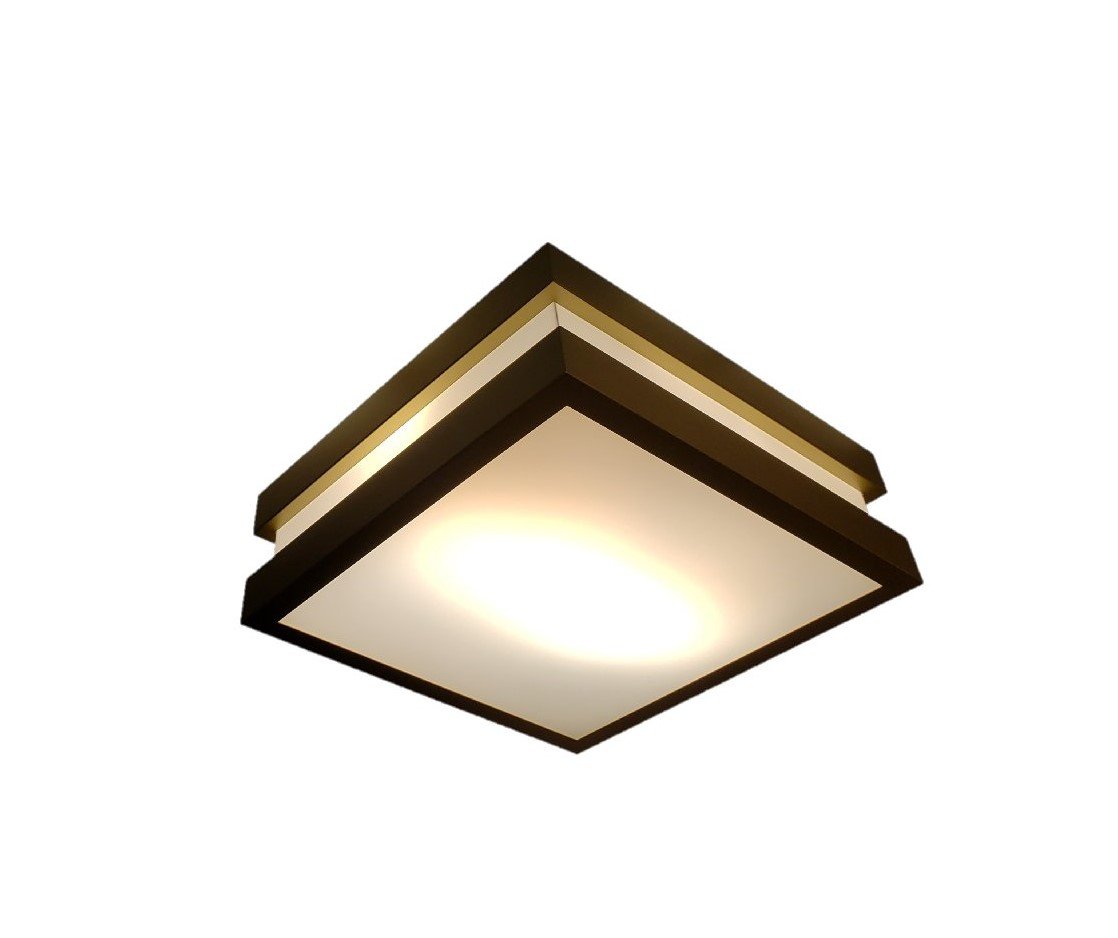 Plafon Moderno Modular 35cm Dourado Para Sala Mesa Cozinha Quarto ...