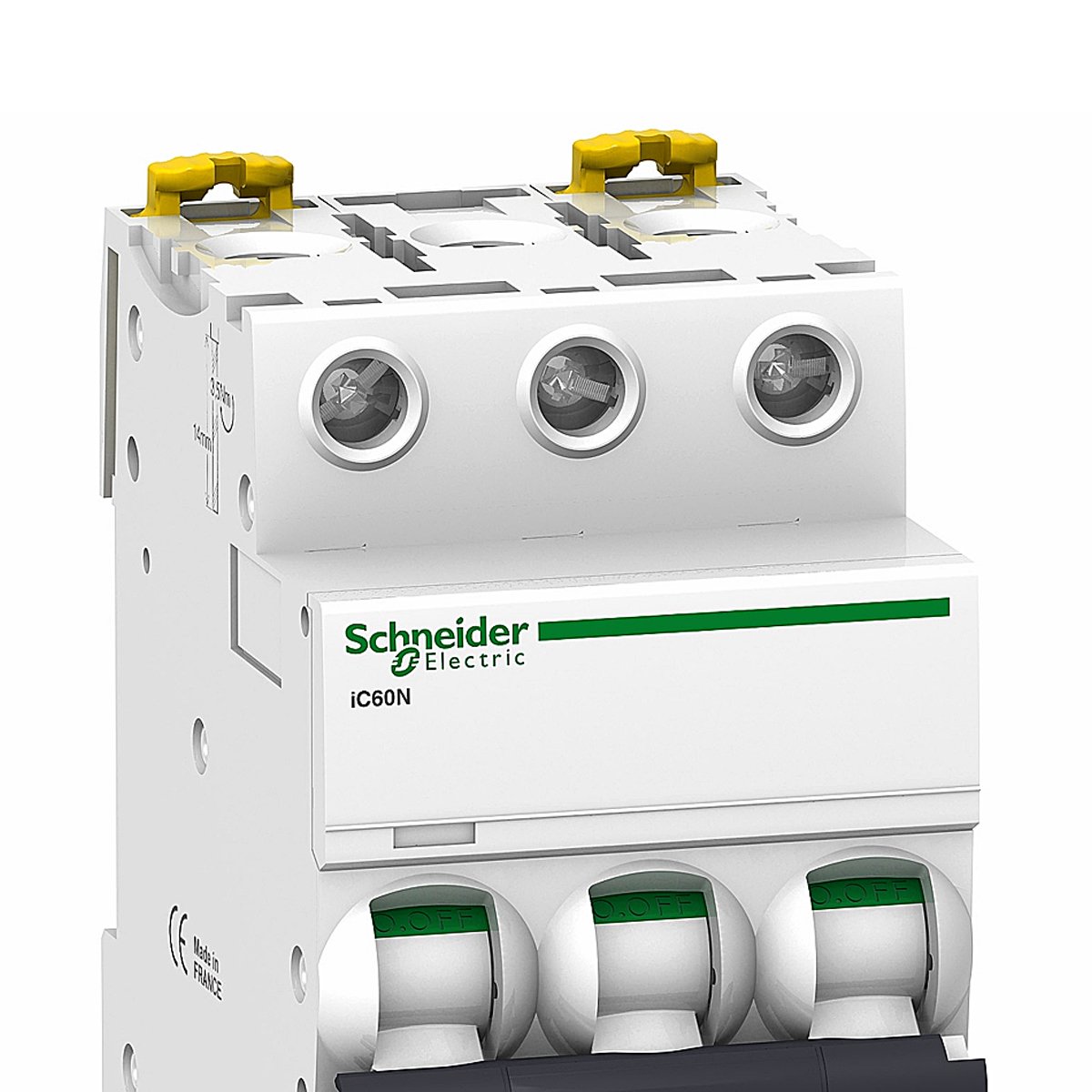 Disjuntor Din Tripolar 40A Curva C 230/400V IC60N Schneider | MadeiraMadeira