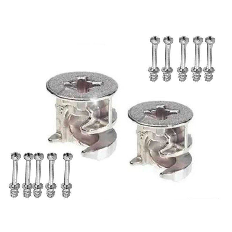 Kit C/ 500 Tambor Minifix 15X11 Natural P/15 Mm + 500 Pf. Minifix Du ...