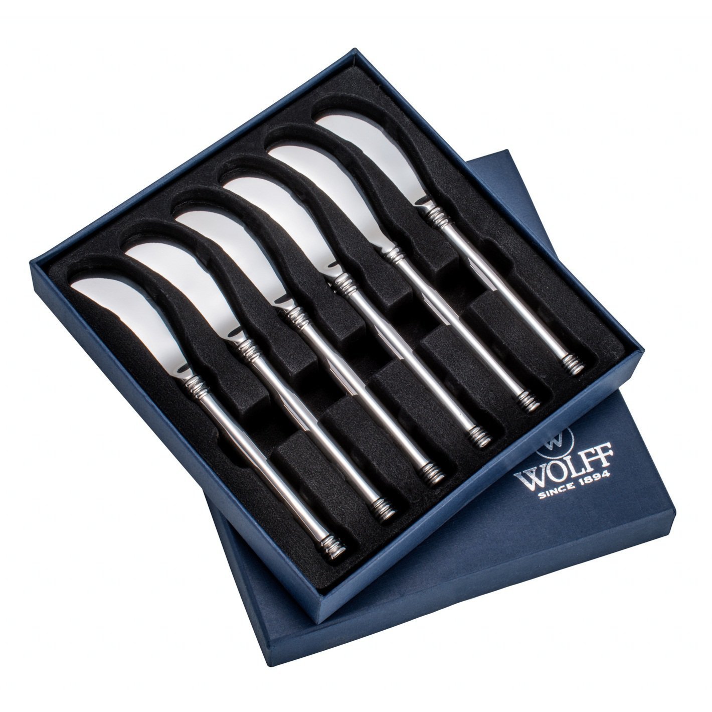 CJ 6 Facas de Aço Inox p/ Patê Atenas - Dana Decor | MadeiraMadeira