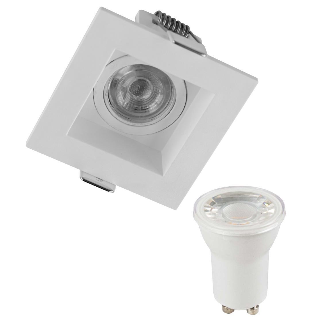 Spot Embutido Save Energy Branco + LED MR11 Br. Frio ST1990 ...