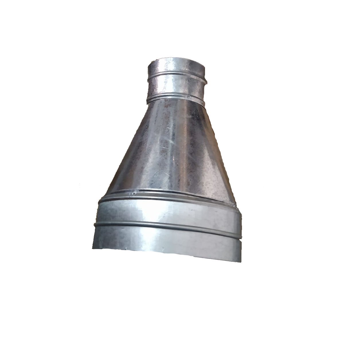 ADAPTADOR REDUTOR DE DUTOS 200MM PARA 100MM CHAPA GALVANIZADA | MadeiraMadeira