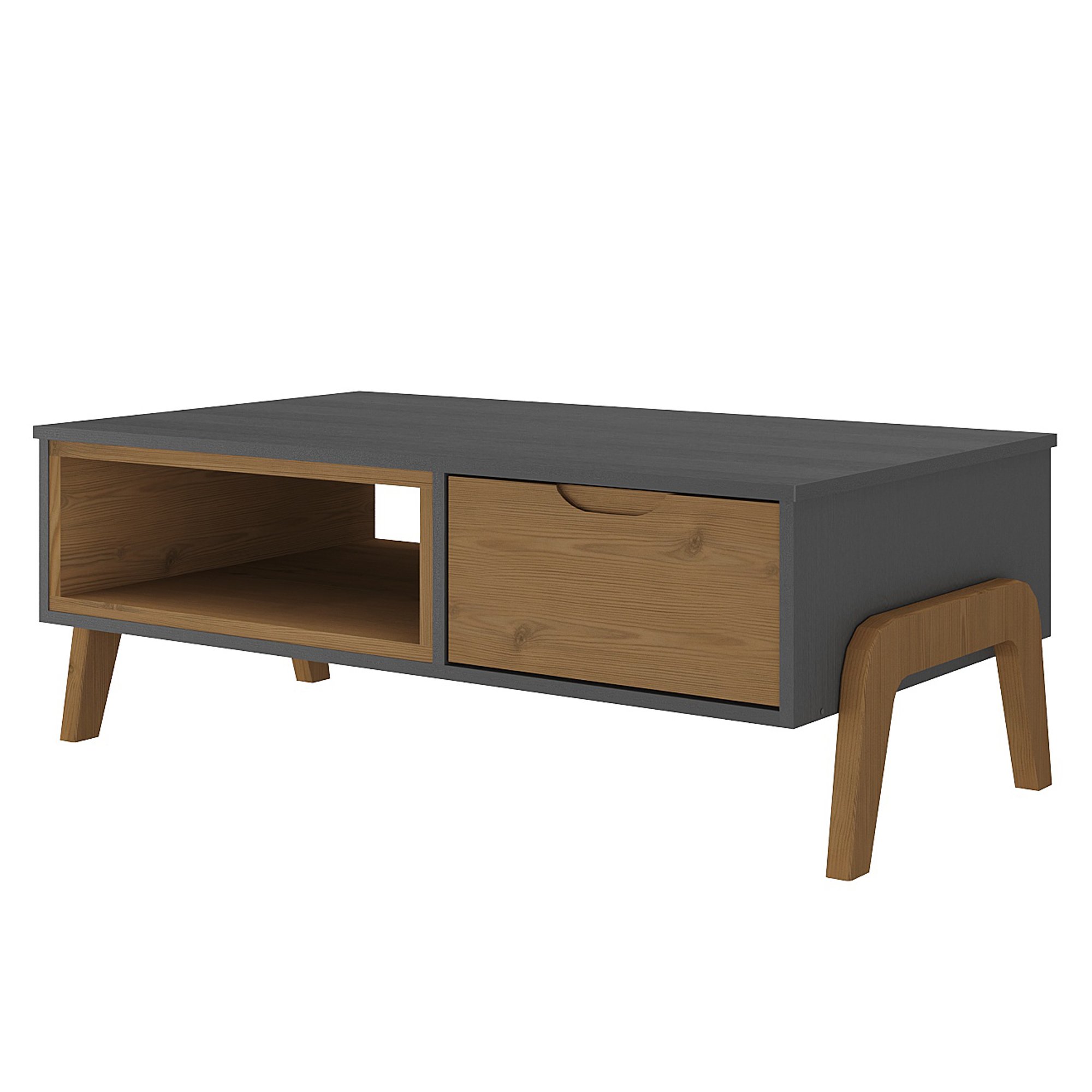 Mesa de Centro 1 Gaveta 1 Nicho Veneza Hecol Móveis | MadeiraMadeira