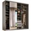 Closet Casal 1 Porta de Correr com Espelho 3 Gavetas 208cm Mdf Sonni ...