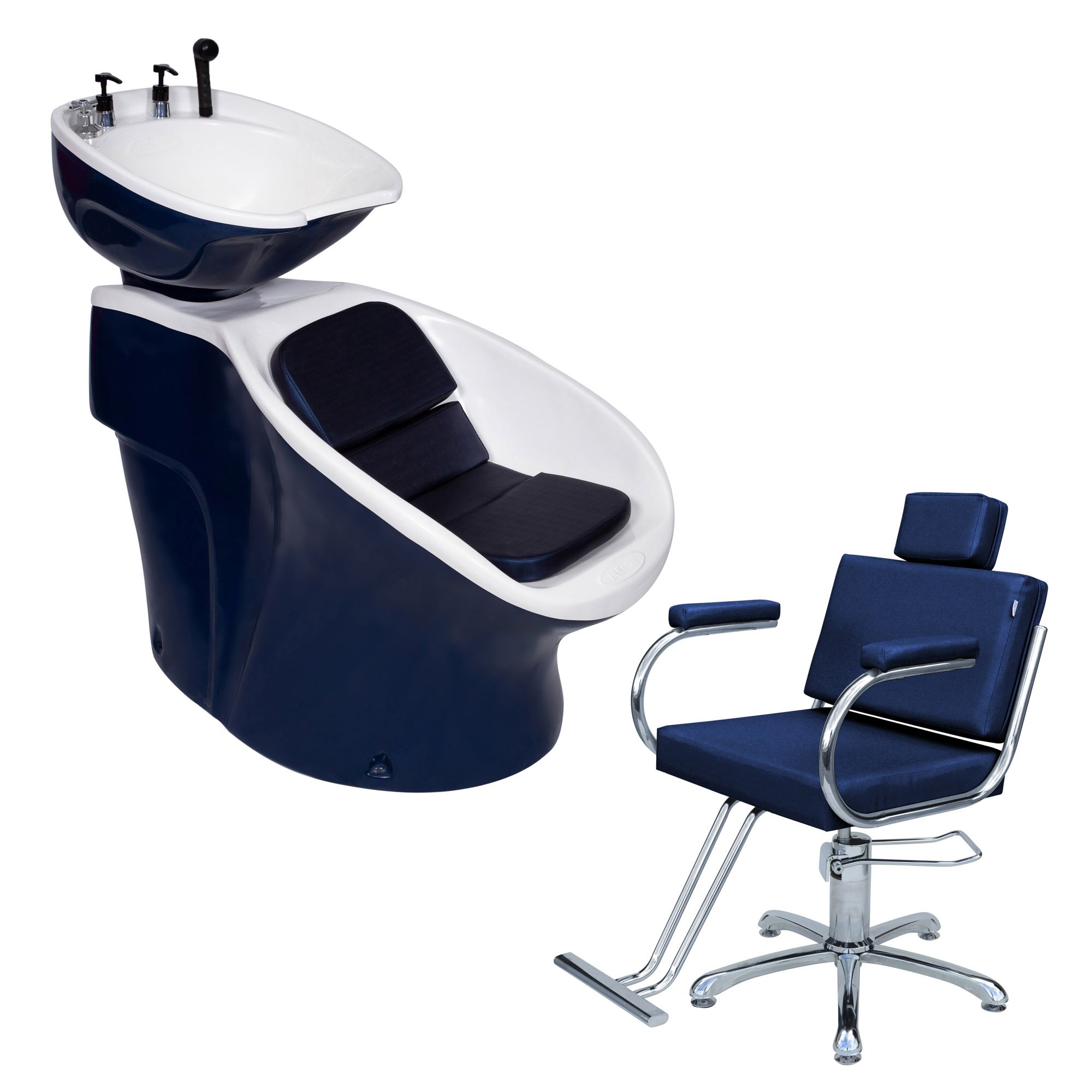 Lavatório Neon Retro+ Cadeira Hidráulica Lótus - Azul - 127 ...