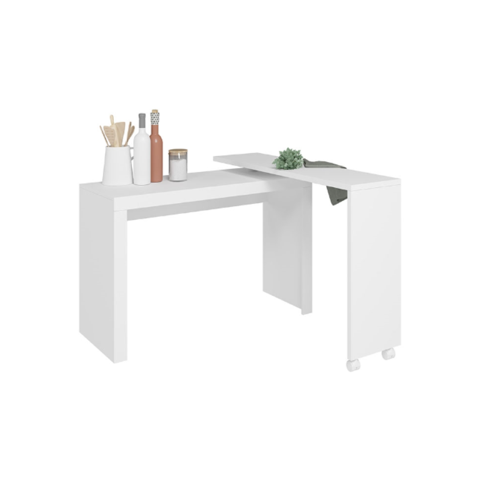 Bancada Giratória Mdp 15Mm BRV Móveis Branco | MadeiraMadeira
