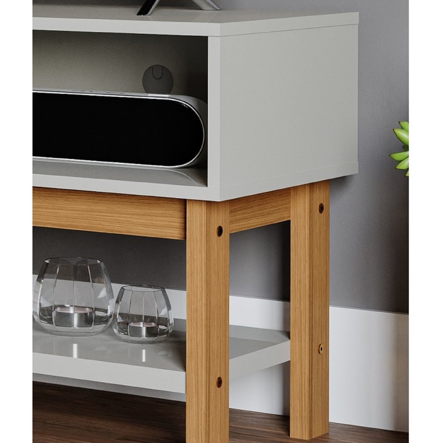 Rack Bancada para TV até 42 Polegadas Pequim 1080 Espresso Móveis ...