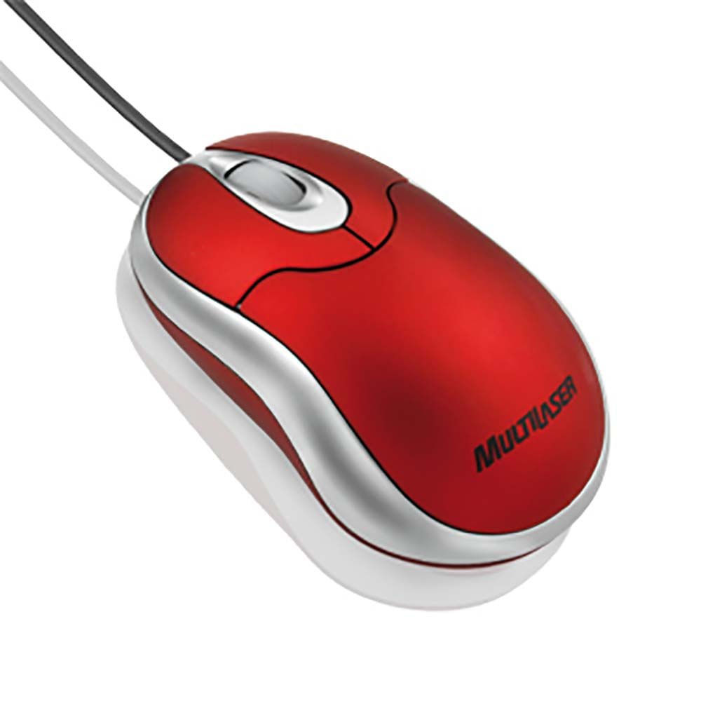 Mini Mouse Multilaser Emb. Anatomic Vermelho Usb - Mo120 Mo120 ...