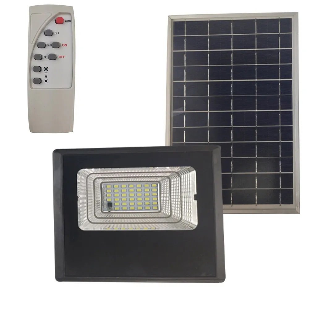 Refletor Solar 200w Holofote Led Placa Solar Iluminaçao Luminaria ...