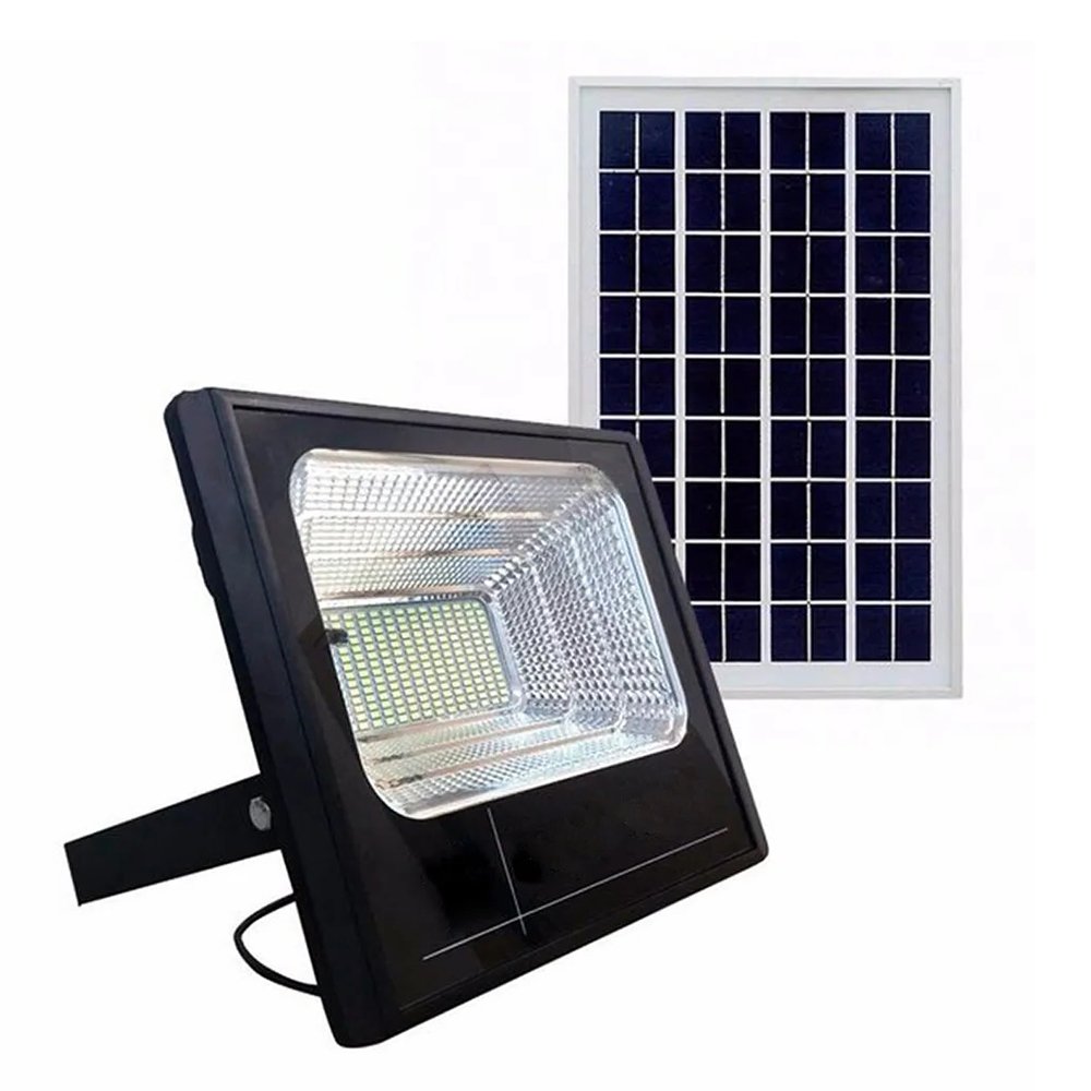 Refletor Solar 200w Holofote Led Placa Solar Iluminaçao Luminaria ...