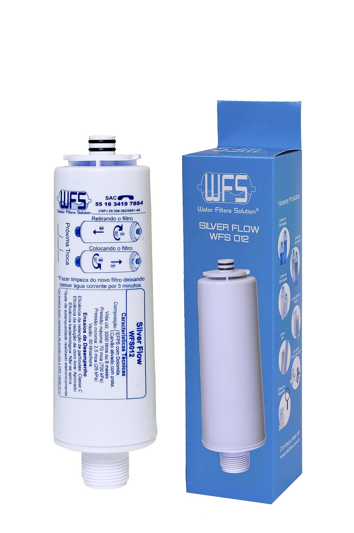 Wfs 012 Refil Silver Flow | MadeiraMadeira