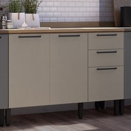 Balcão de Cozinha 120cm Caiena Thela | MadeiraMadeira