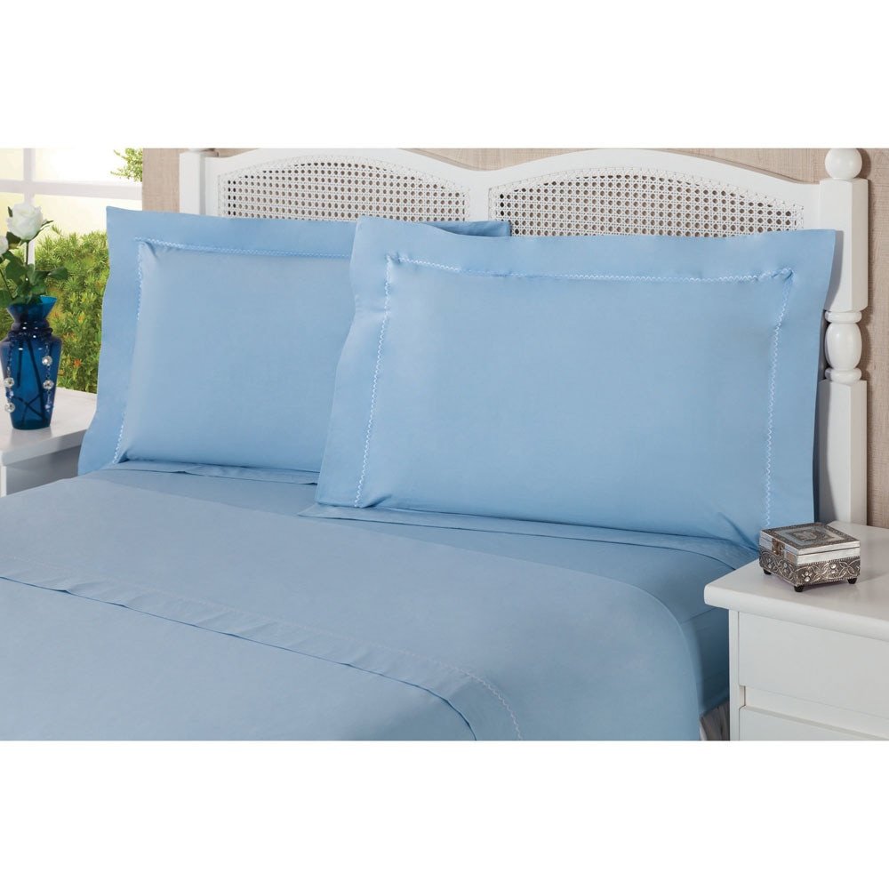 Jogo de Cama Queen Plumasul 1359 Premium 233 Fios 4 Peças | MadeiraMadeira