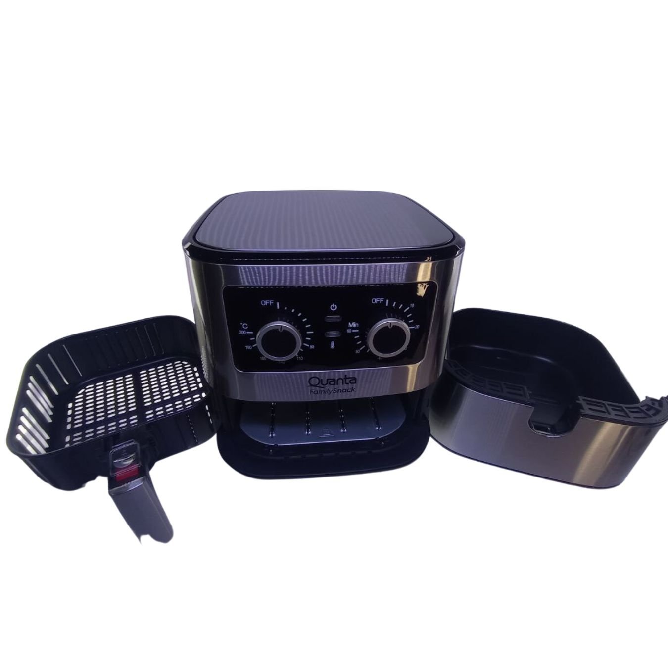 Fritadeira Sem Óleo Air Fry Inox FamilySnack 5,5L 1700W 220V ...