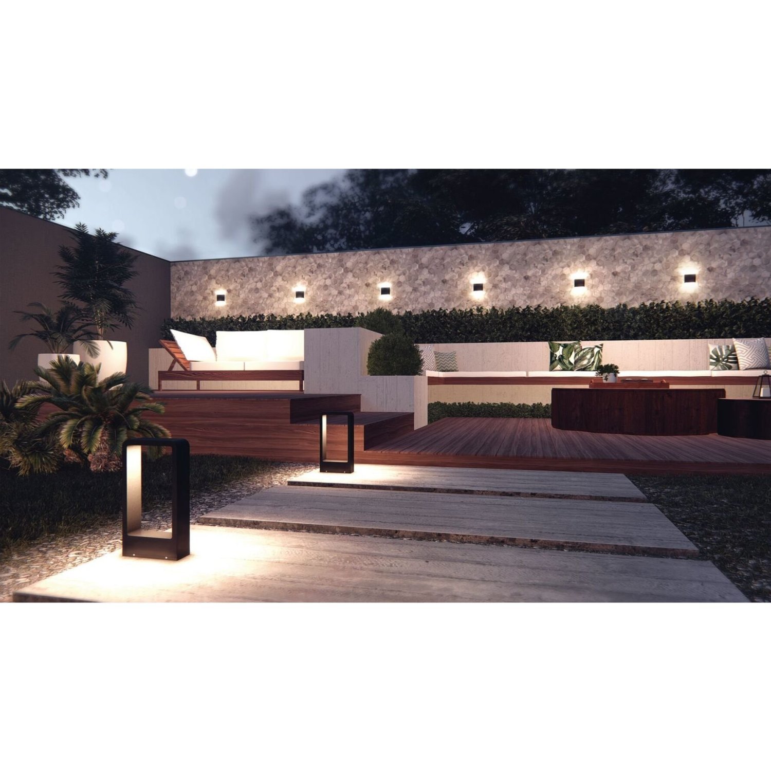 Balizador Modern 300mm Aluminio LED 10W Bivolt 3.000k Germany ...