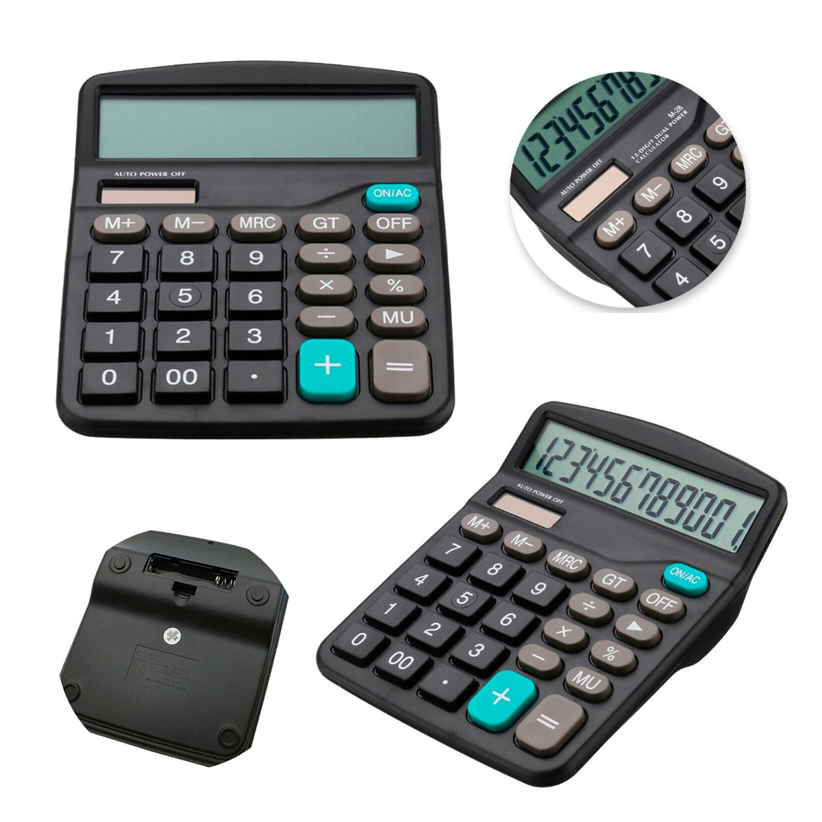 Calculadora Eletrônica de Mesa 12 Dígitos Display Grande | MadeiraMadeira