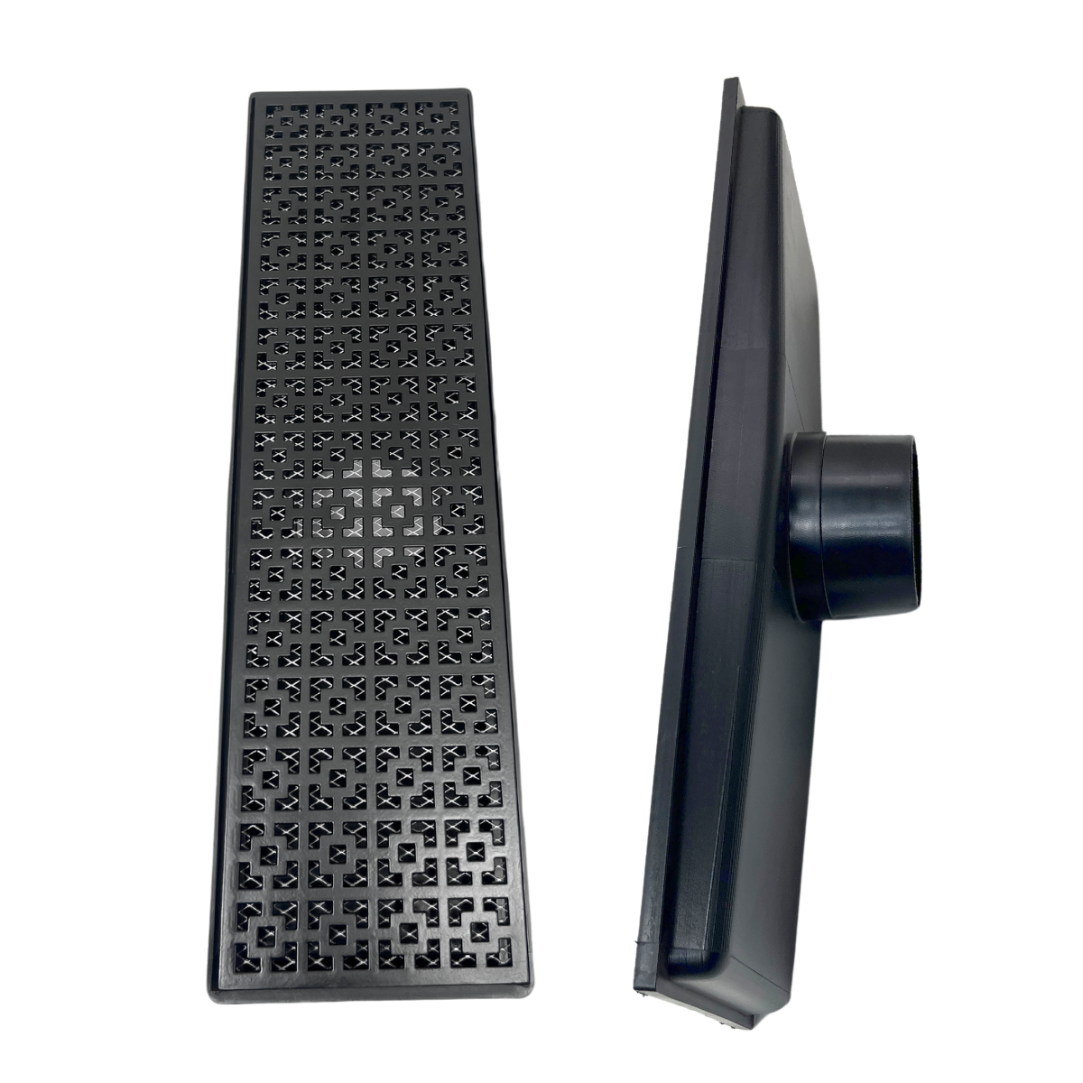 Ralo 15x50 Alumínio Dubai Preto Fosco Anti Insetos e Coletor Saída ...