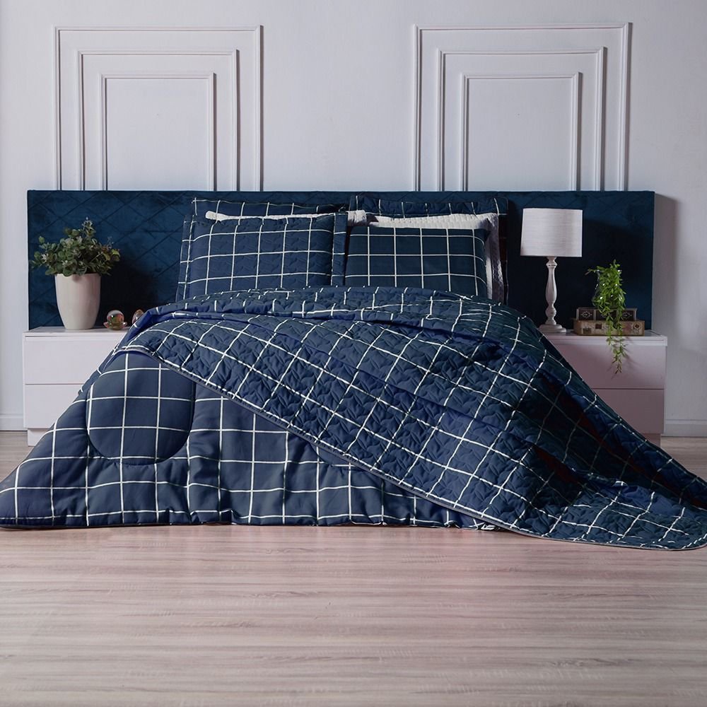 Capa para Edredom Duvet Cama Casal Queen Algodão 150 Fios Essencialle ...