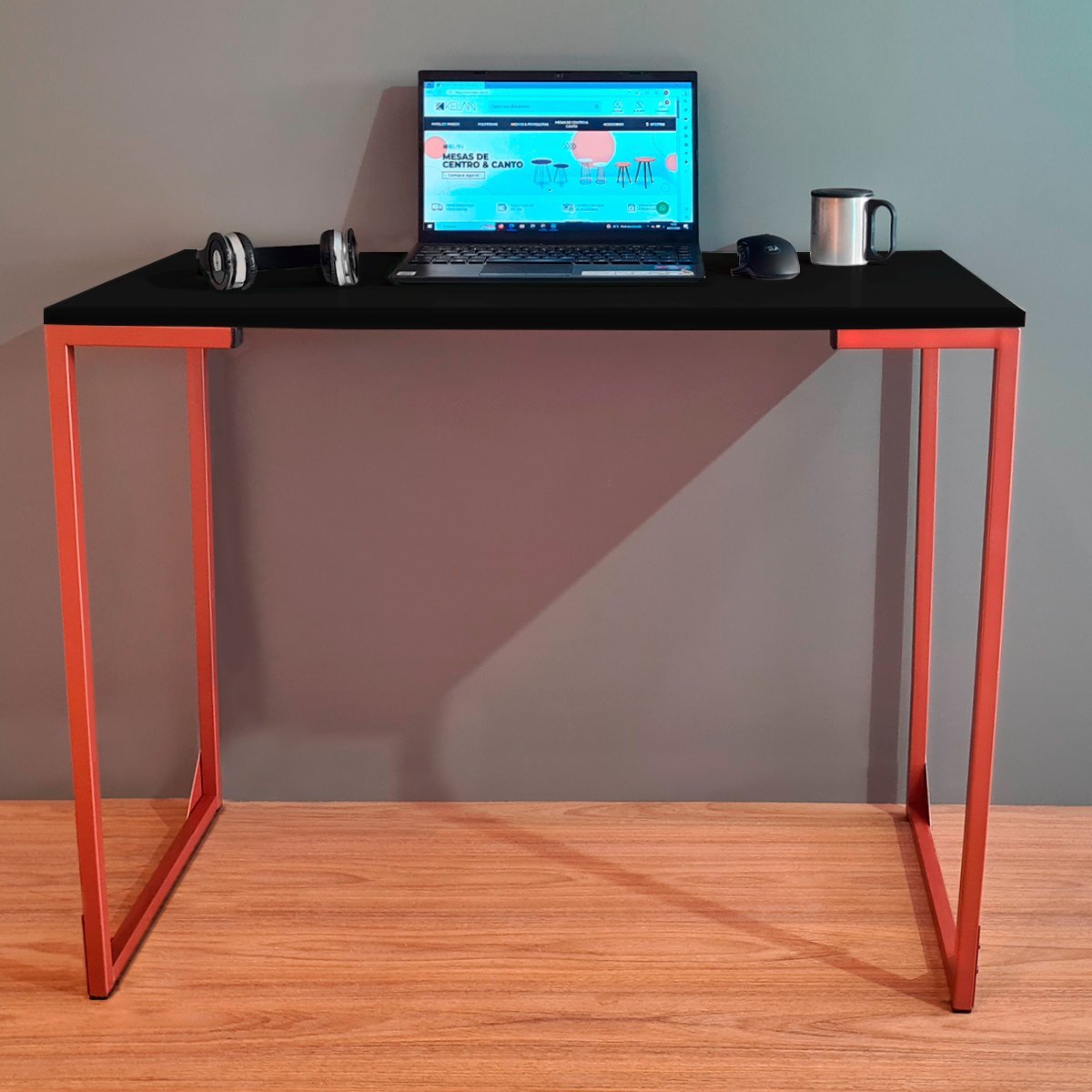 Mesa para Pc Computador Escrivaninha Gamer Mesinha Preta | MadeiraMadeira