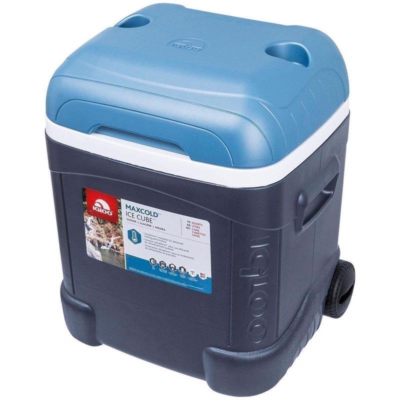 Caixa Térmica com Rodas Maxcold Ice Cube 101 Latas 66 Litros - Igloo ...