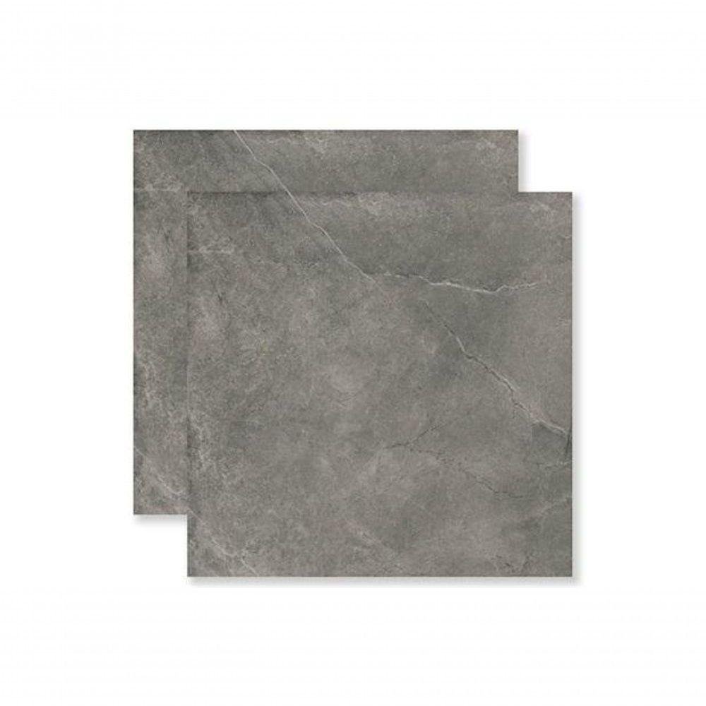 Porcelanato Natural Cement Stone Cinza Escuro 87,7x87,7cm | MadeiraMadeira