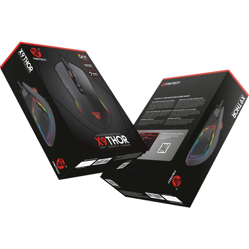 Mouse Gamer com Macro RGB Thor X9 + Brinde Moude Pad Gamer FANTECH ...
