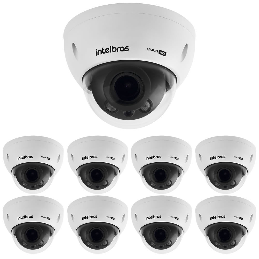 Kit 9 Câmeras Multi HD 2 Megapixel Varifocal 40m VHD 3240 D VF G7 ...