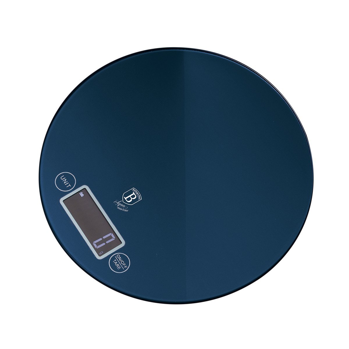 Balança Digital de Cozinha 5kg Pilha Aquamarine Berlinger Haus Pesar ...