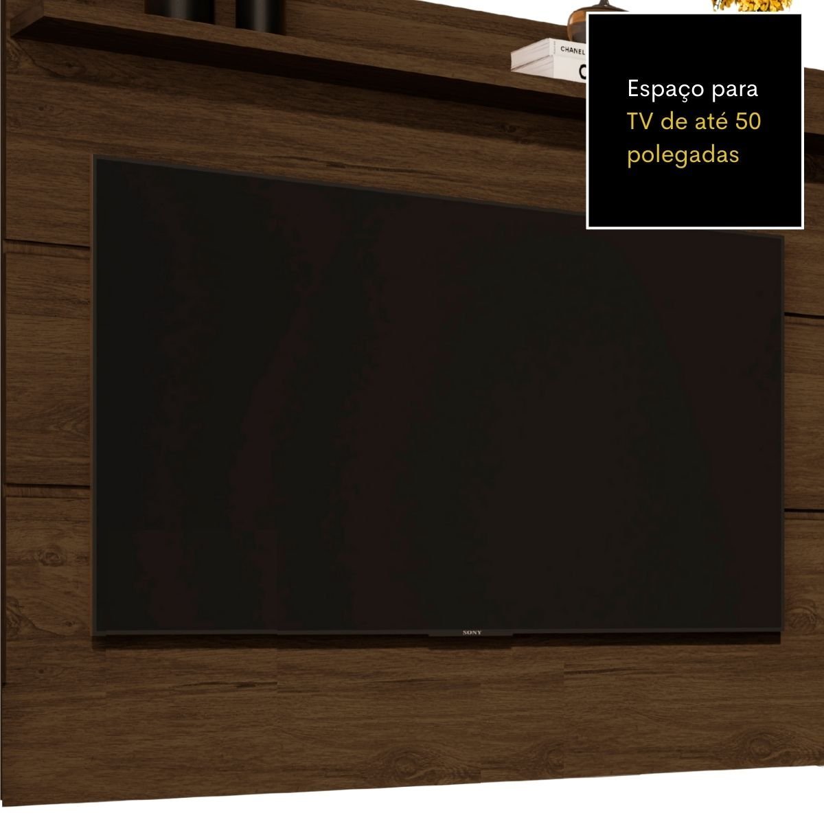 Painel para Televisão até 50 Polegadas - Mod.2032:Cedro | MadeiraMadeira