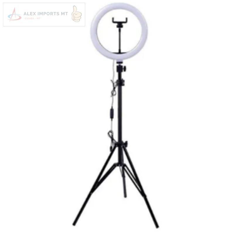 Ring Light Led 10 Polegadas 26cm com Trípe para Profissional | MadeiraMadeira