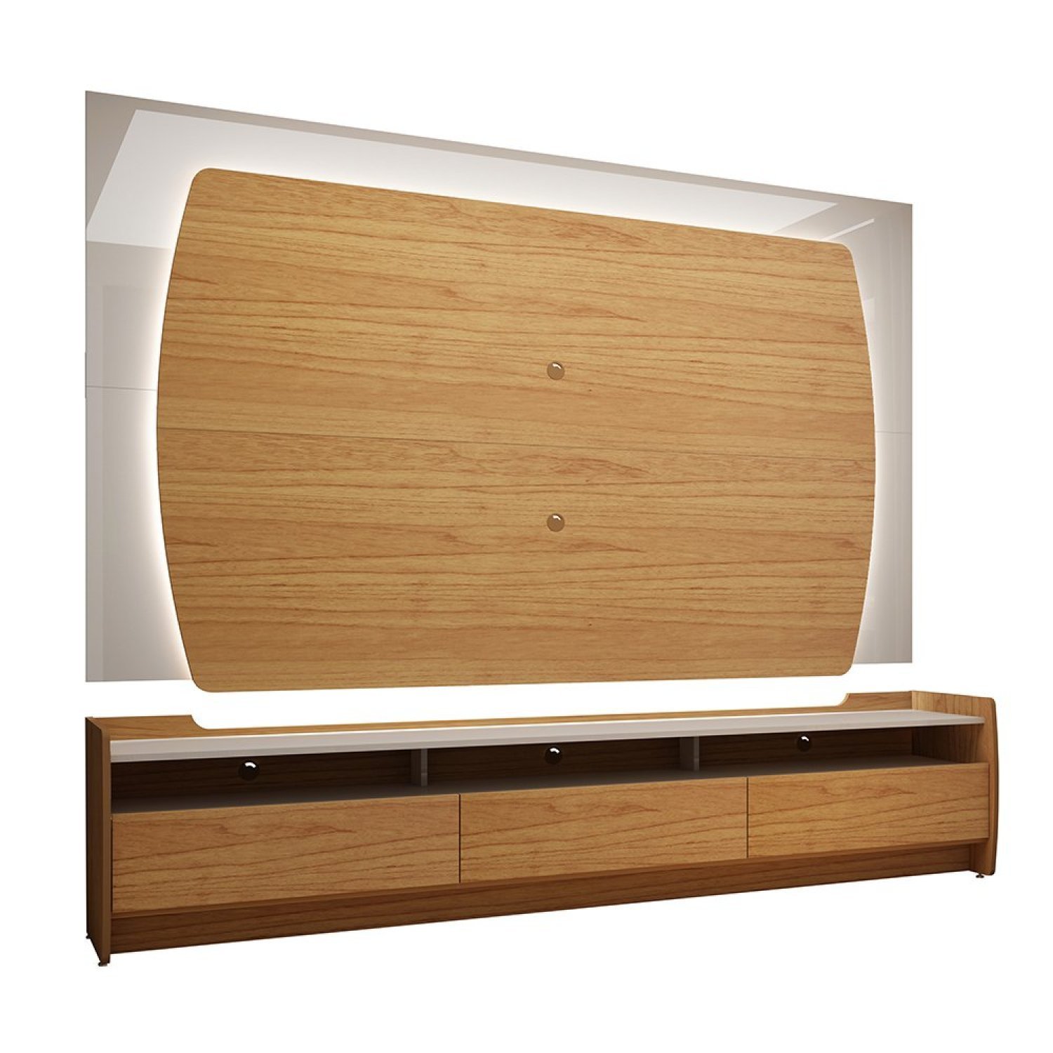 Rack com Painel para TV até 75 Polegadas com LED Sublime 220 Gelius ...