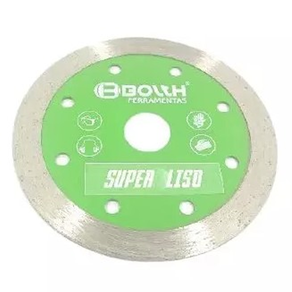 Disco Diamantado Bolth Super 110mm X 20mm Liso Vd | MadeiraMadeira