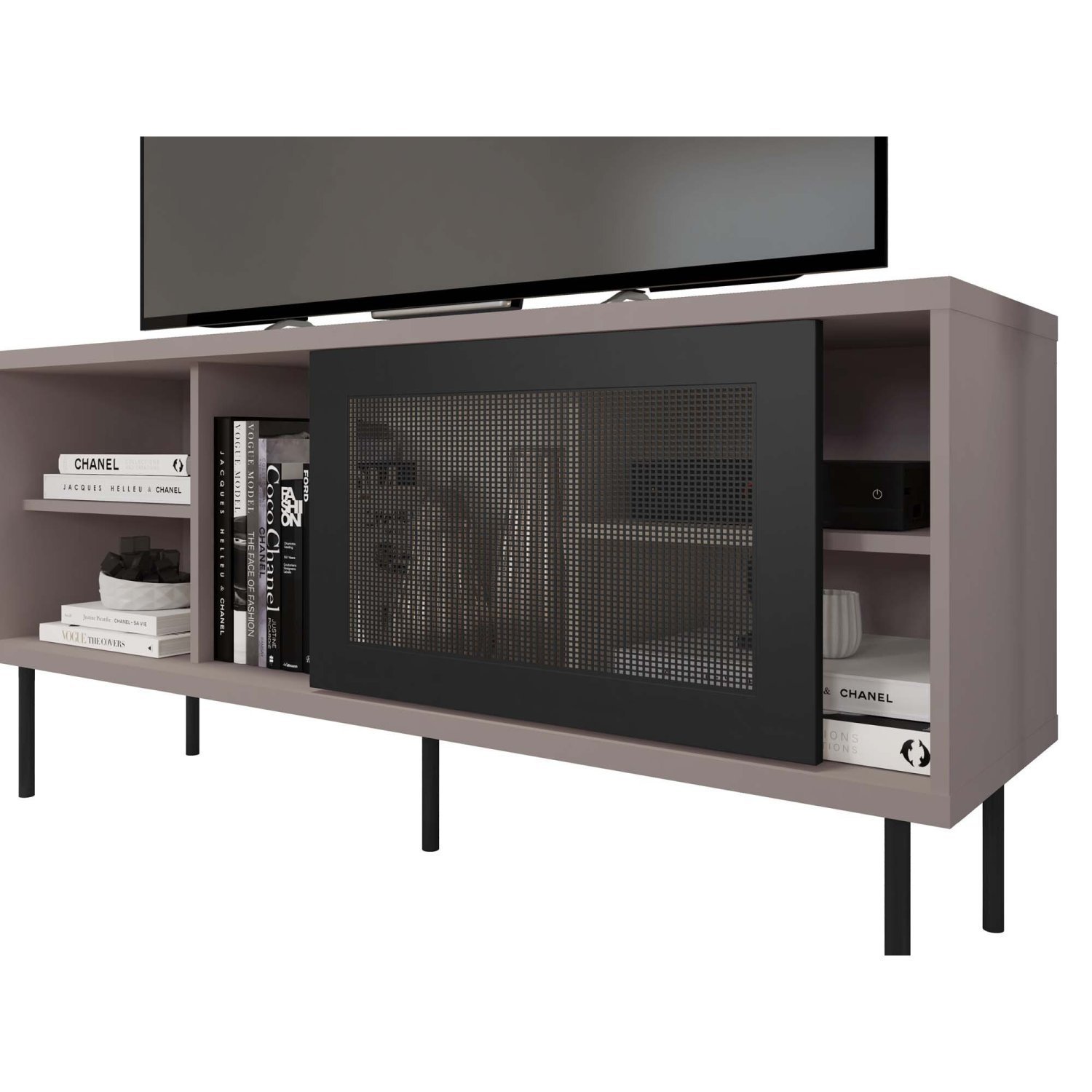 Rack para TV até 55 Polegadas Industrial 136cm em BP Porta Telada ...