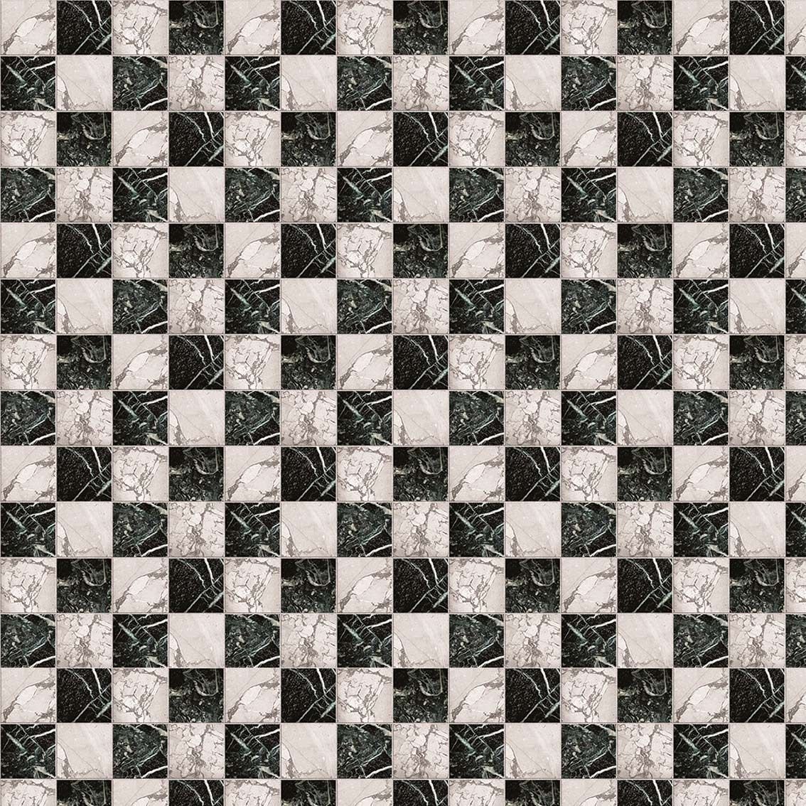 Papel de Parede Adesivo Pastilha Preta Marmorizada Cozinha Banheiro ...