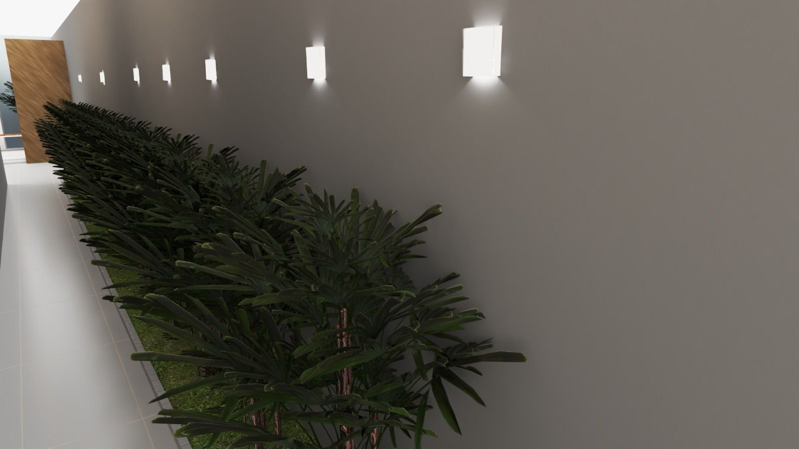 Luminária Arandela Deneb Slim Inox Escovado Externo/Interno COM LED BQ ...