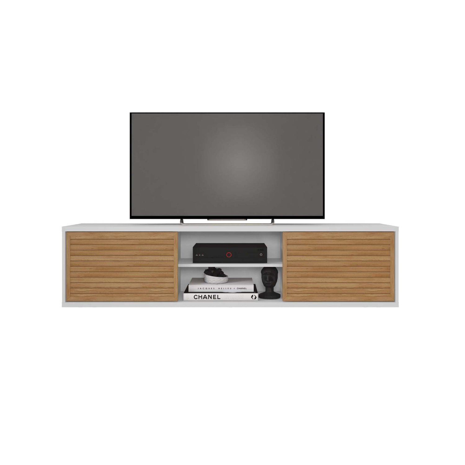 Rack Suspenso para TV até 72 Polegadas 180cm em BP Porta Pier ...