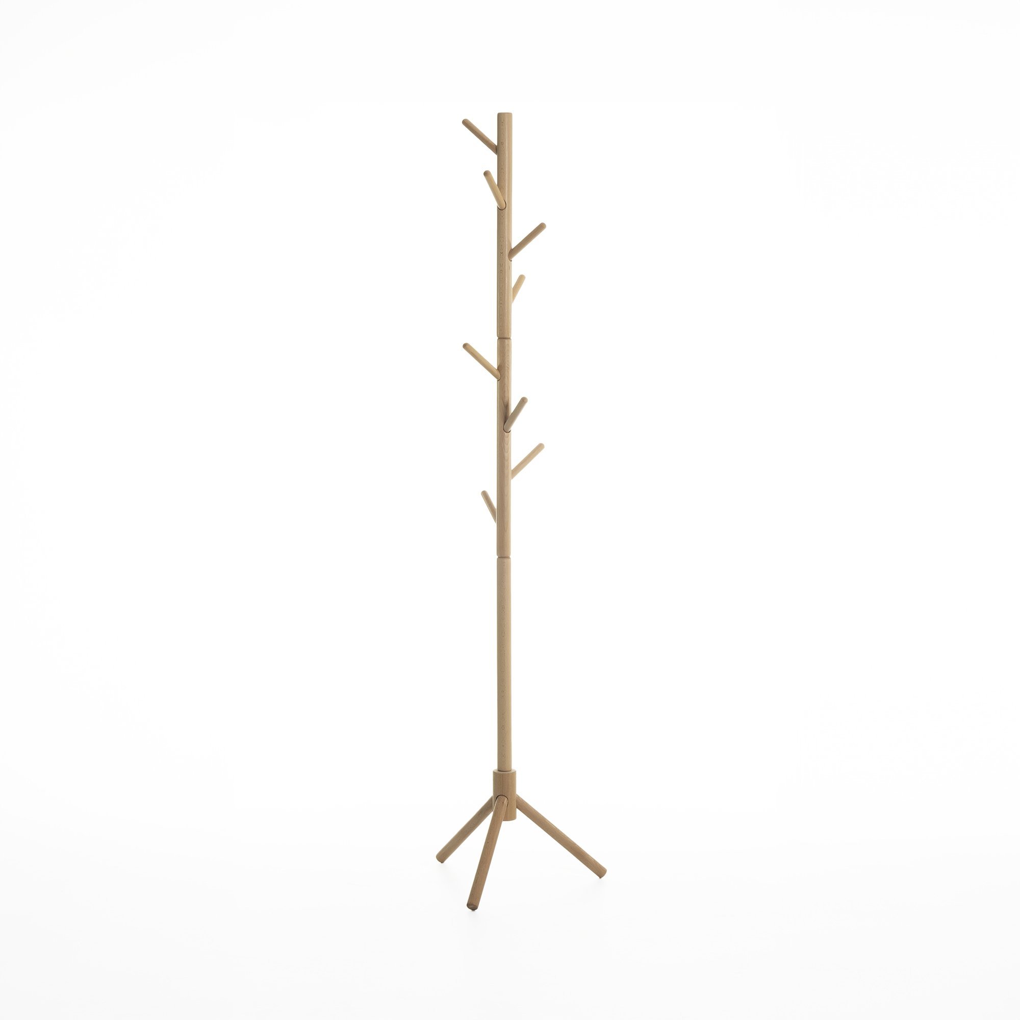 Cabideiro de Chão Zayn 170 Cm X 42 Cm Faia Natural | MadeiraMadeira