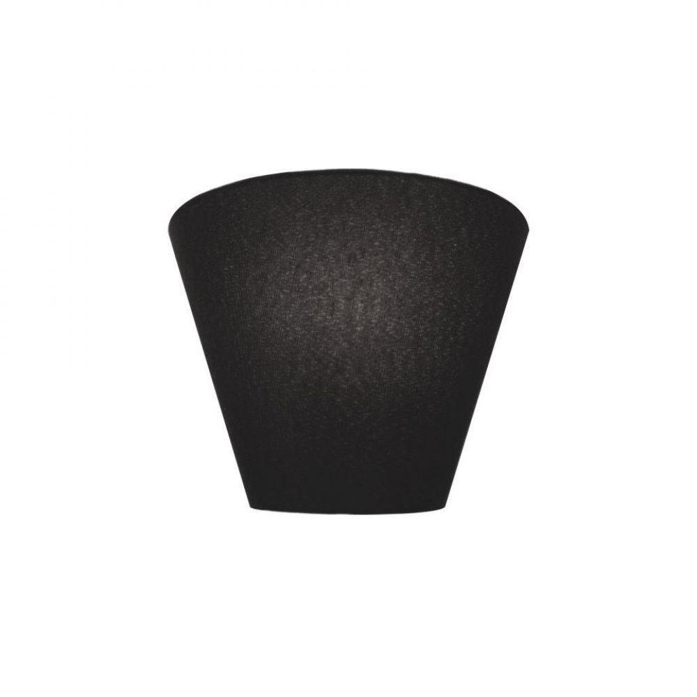 Kit 4 Arandela Retro Cone em Tecido 25/26x13cm Preto Bivolt ...