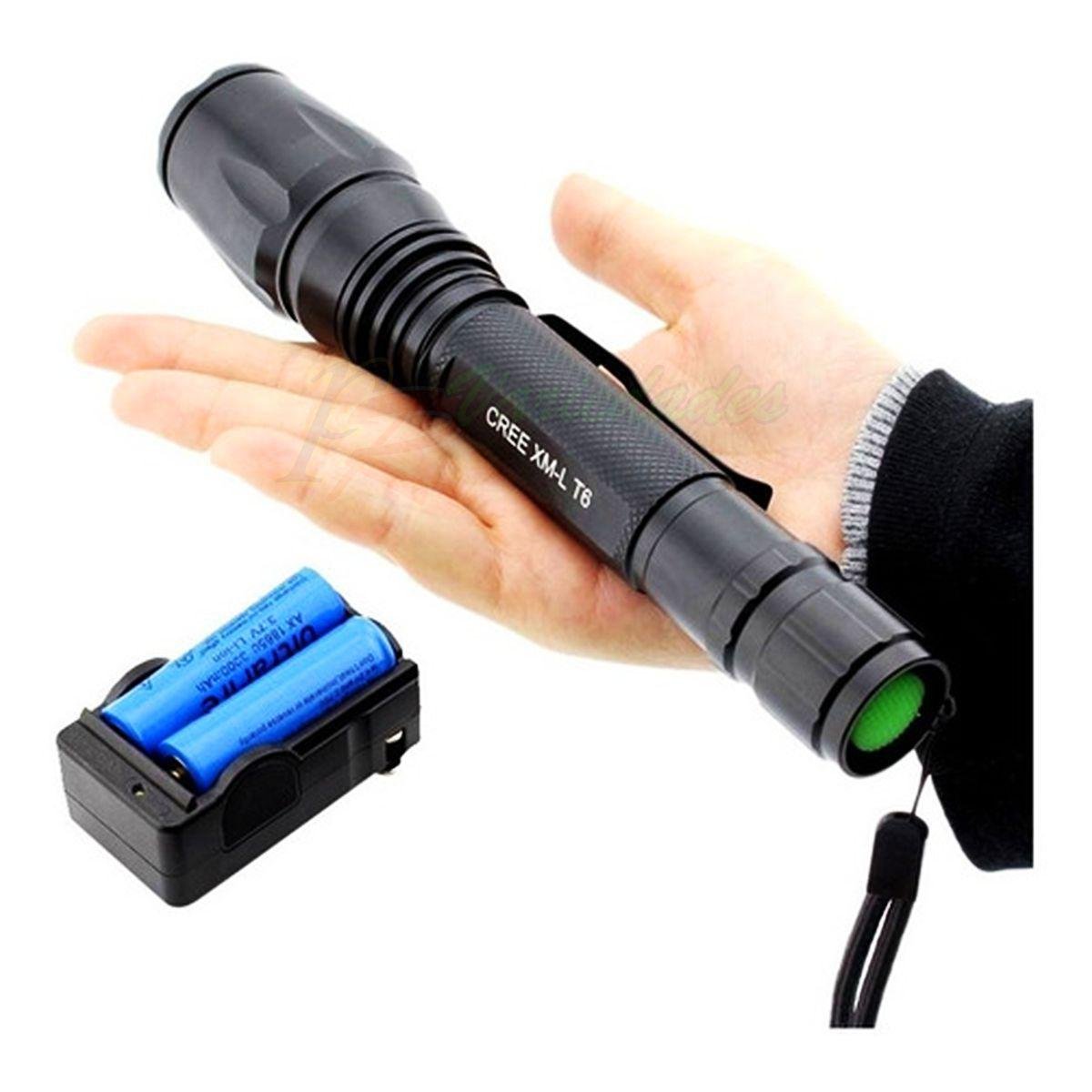 Lanterna Tática Led Cree T6 Police Swat Profissional Policia | MadeiraMadeira