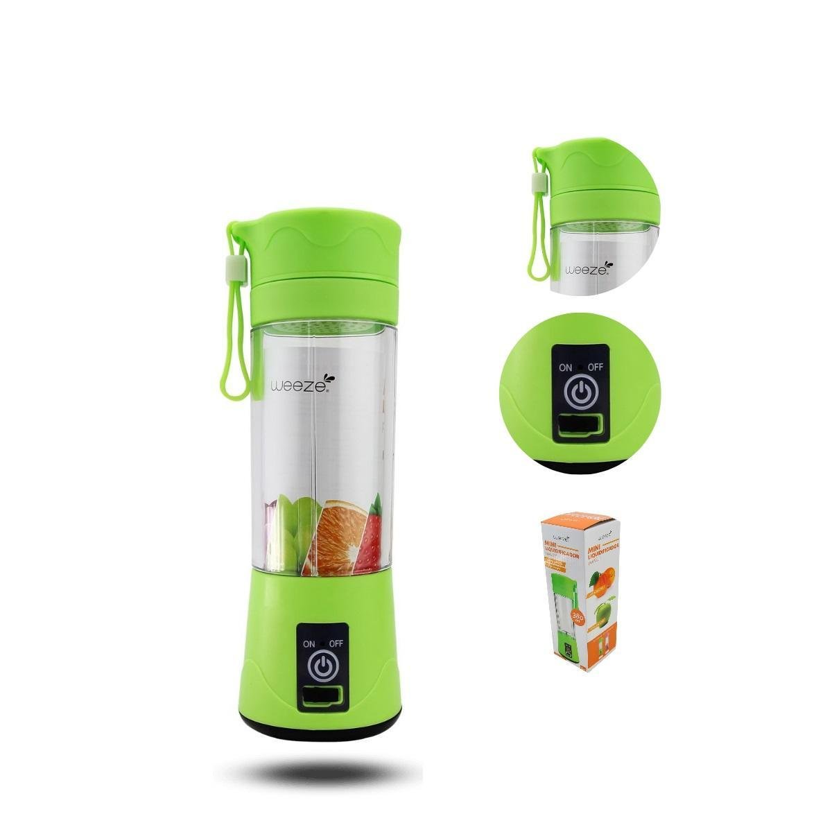 Mini Liquidificador Portátil Usb Carregável 380ml Triturador ...