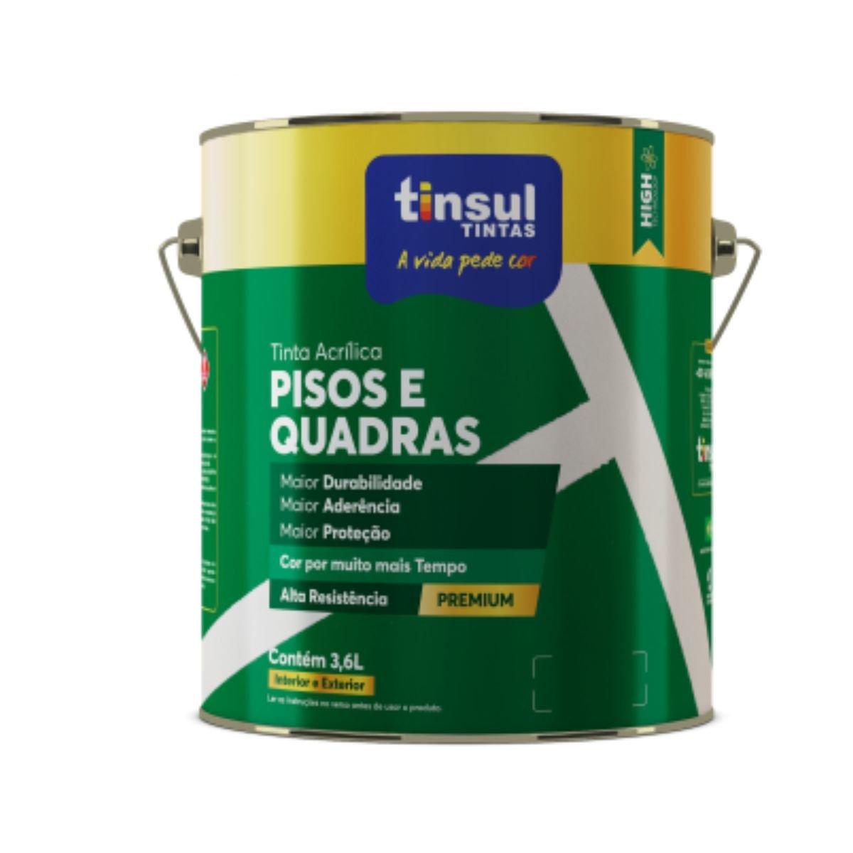 Tinta para Pisos e Quadras Concreto 900ml | Tinsul Tintas | MadeiraMadeira