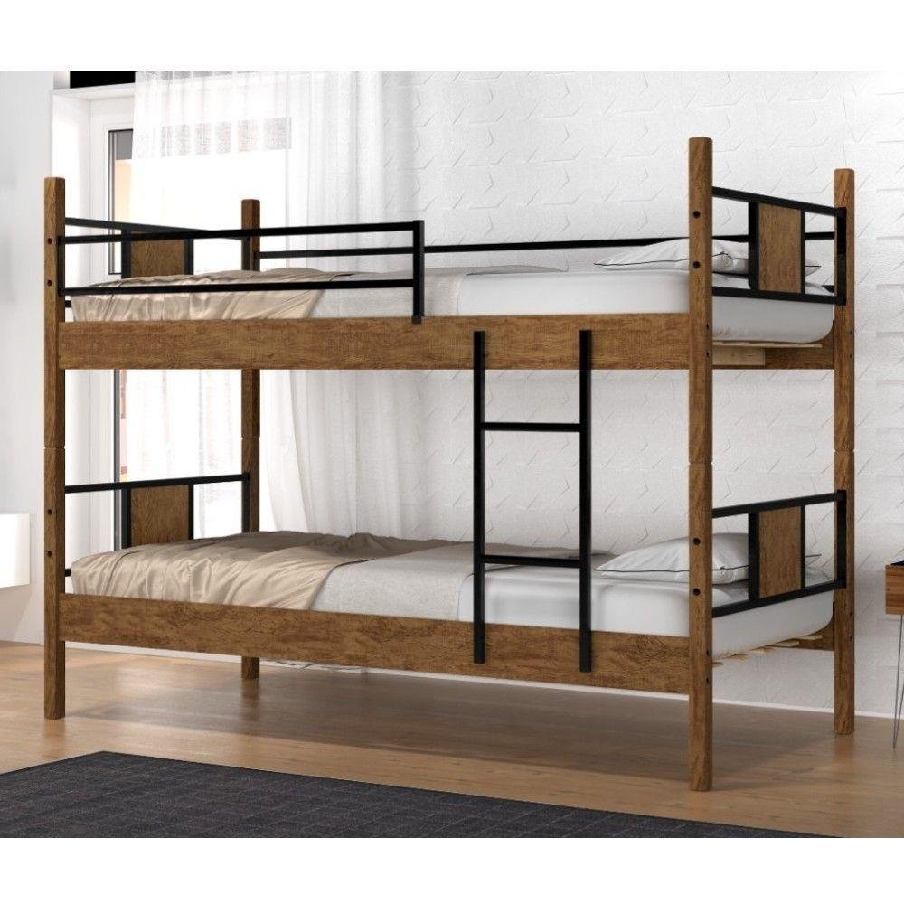 Beliche Vintage Kastro Preto E Canela Rustico | MadeiraMadeira