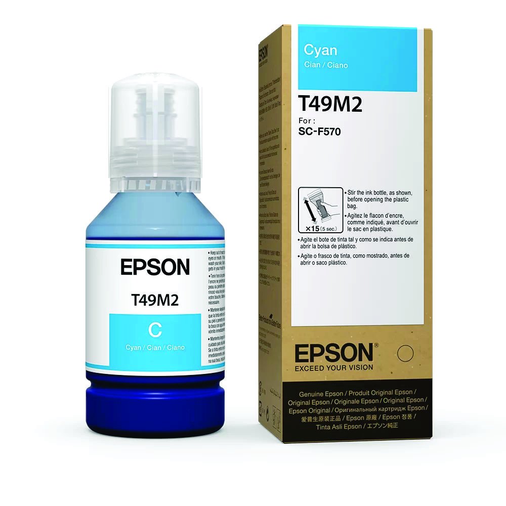 Tinta Sublimatica T49m Ultrachrome Ciano Epson F570 F170 | MadeiraMadeira