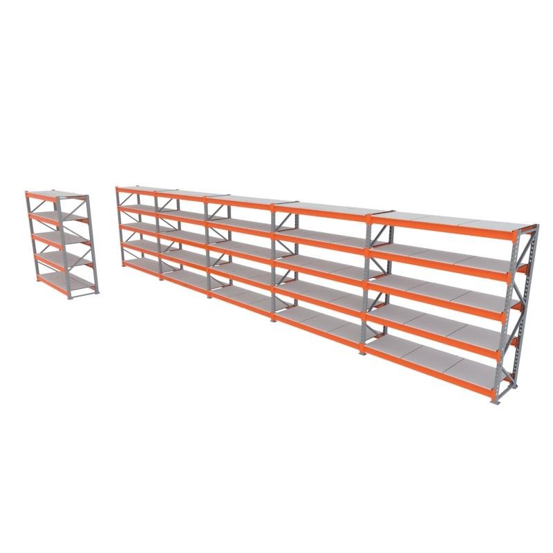 Expositor 6 mini porta pallet 250 kg 180x200x60 (CxLxP) cinza com ...
