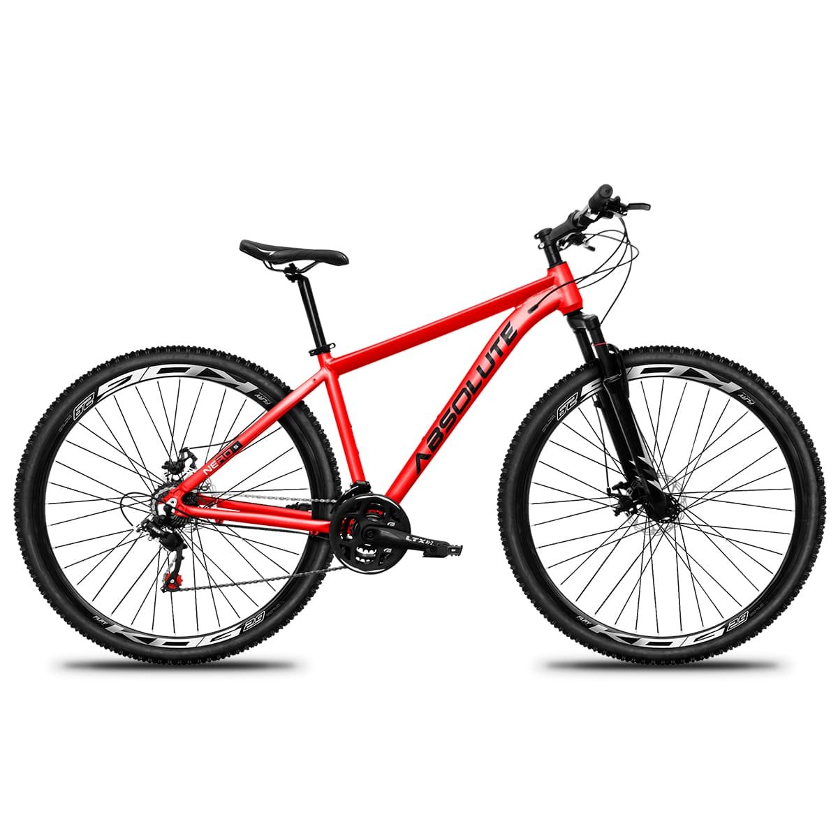Bicicleta Aro 29 Absolute Nero 5 21v Freio a Disco Cor:vermelho;tamanho:21 | MadeiraMadeira