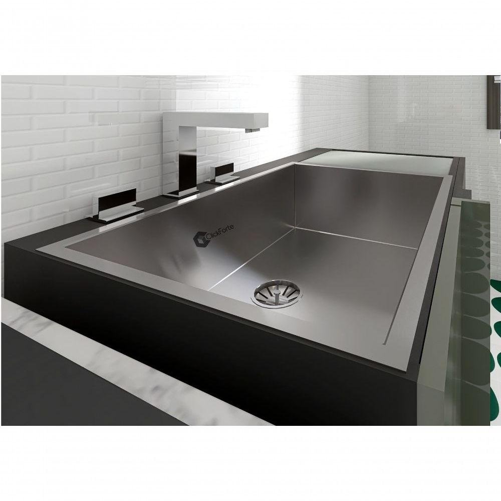 Cuba 70X40 Para Bancada Aço 304 | MadeiraMadeira