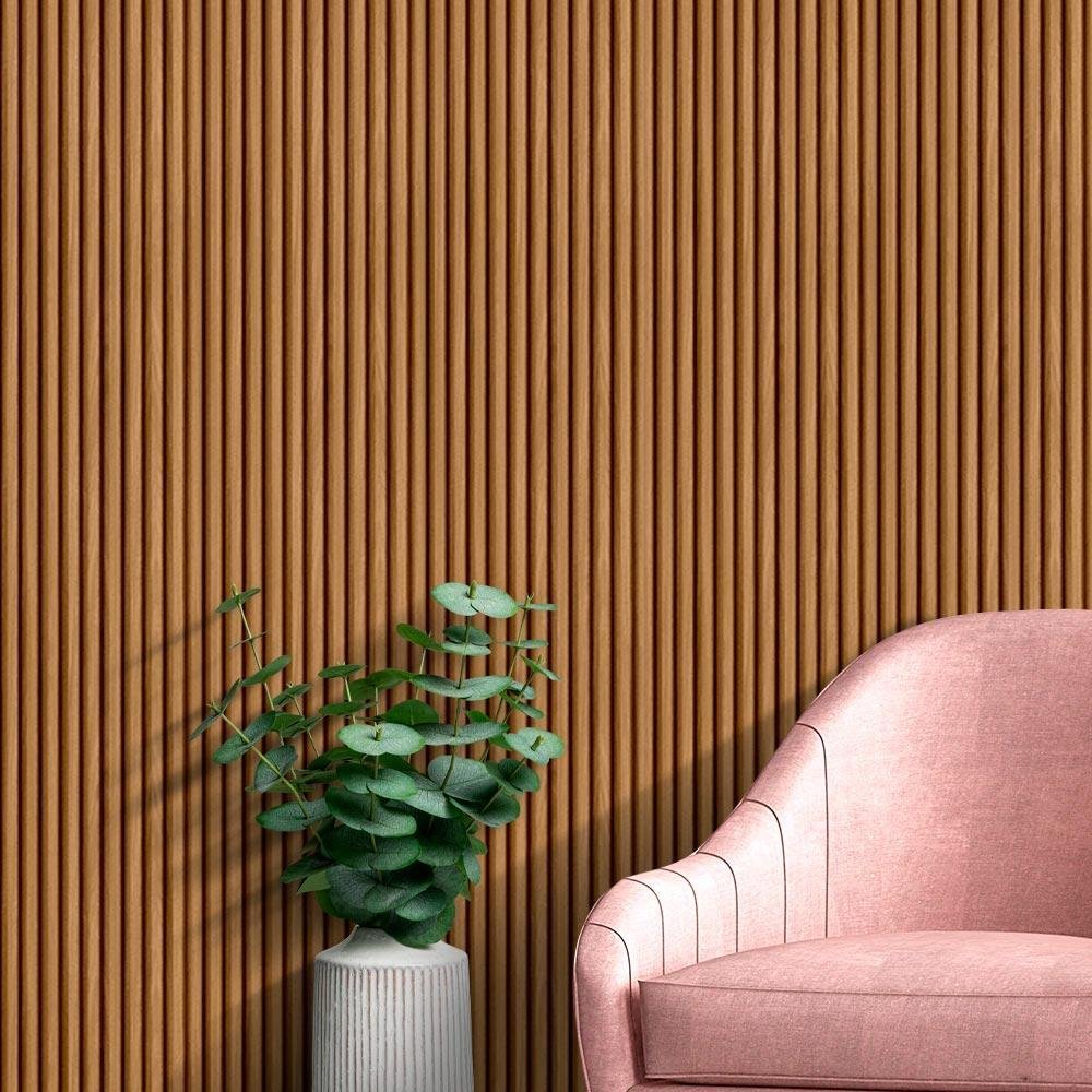 Painel Ripado Versátil 140 cm x 250 cm MDF E MDP Nature Shop Jm ...